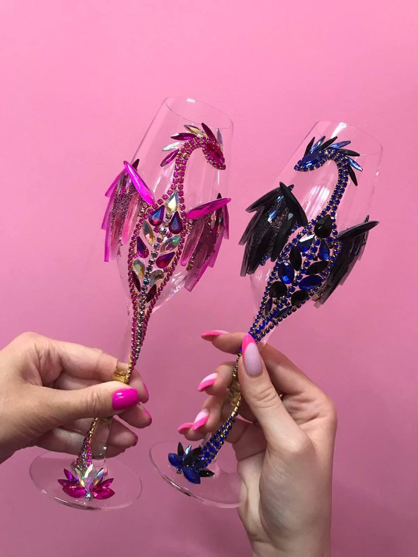Pink Panache: Handcrafted Dragon Glass | Unique Gifts for Dragon Lovers ...